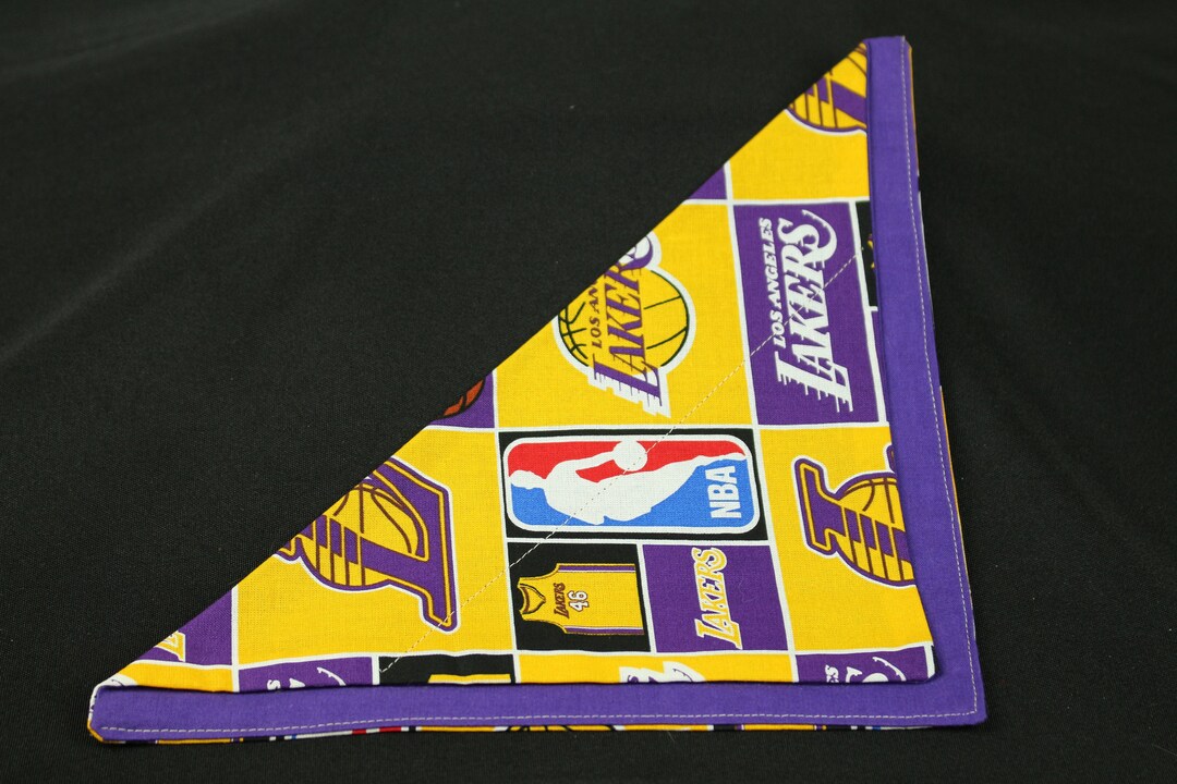 Los Angeles Lakers NBA Basketball Slip Through Collar No Tie Pet ...