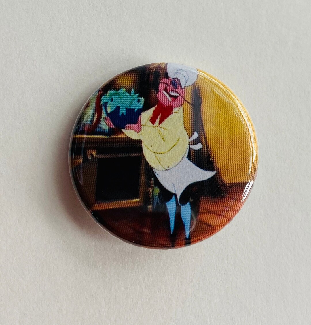 Disney - the Little Mermaid Chief Louis "les Poissons" 1.25 Inch Button ...
