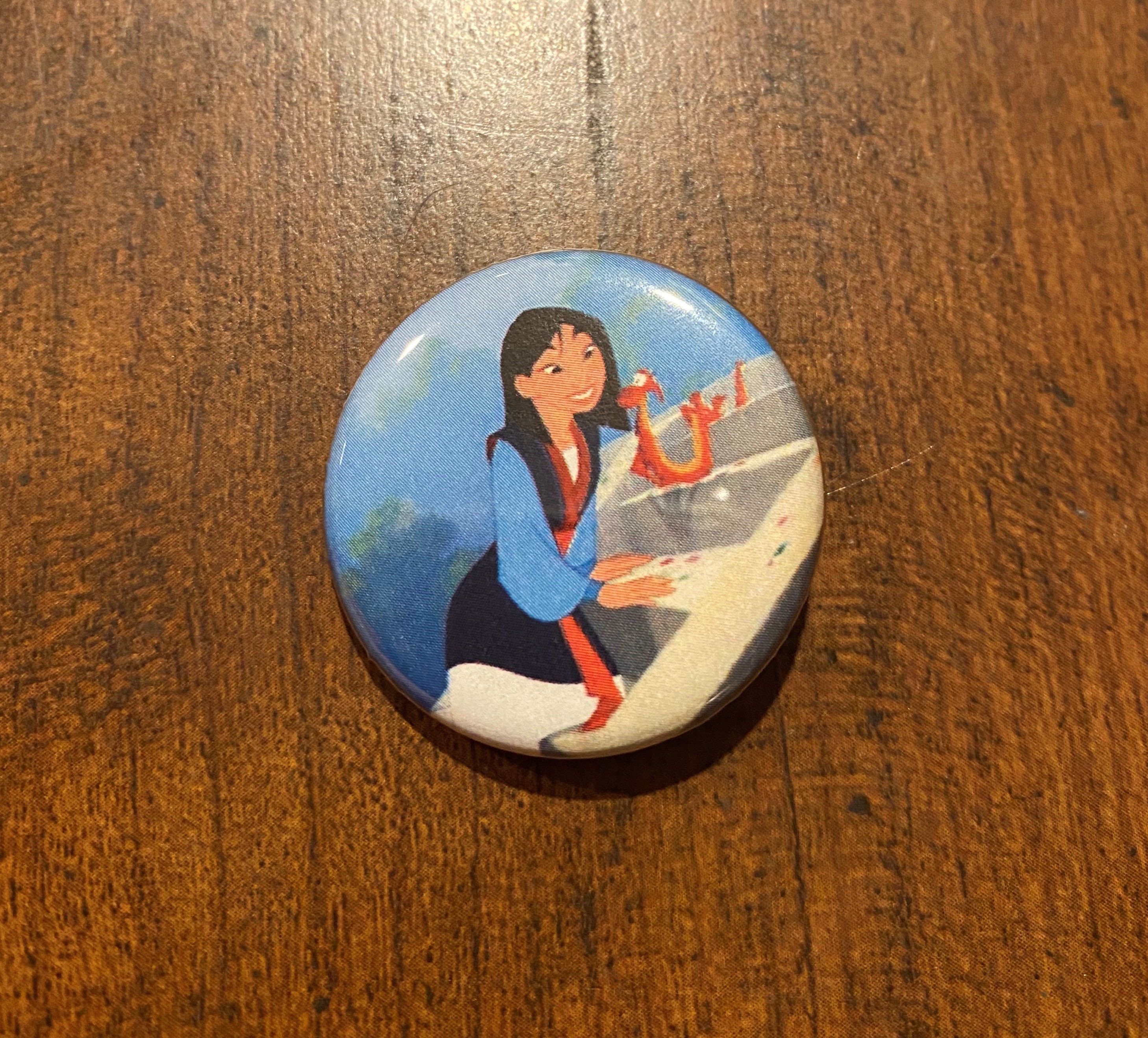 Disney - Mulan and Mushu 1.25 Inch Button Pin - Etsy