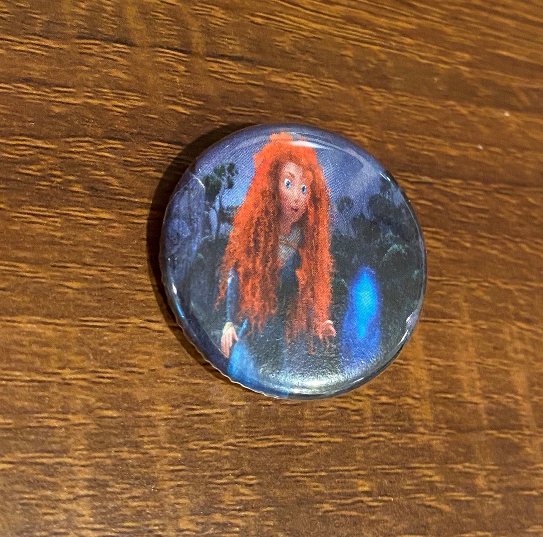 Disney - Brave Merida and Blue Spirit 1.25 Inch Button Pin - Etsy