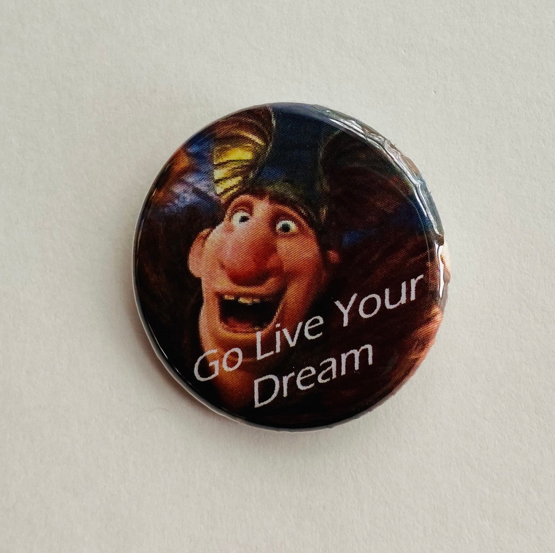 Disney Tangled Snuggly Duckling Pub Thug Go Live Your Dream 1,25 pouces ...