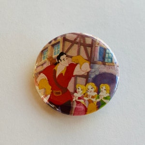 Disney - Beauty and the Beast Gaston & Bimbettes Princess Belle 1.25 ...