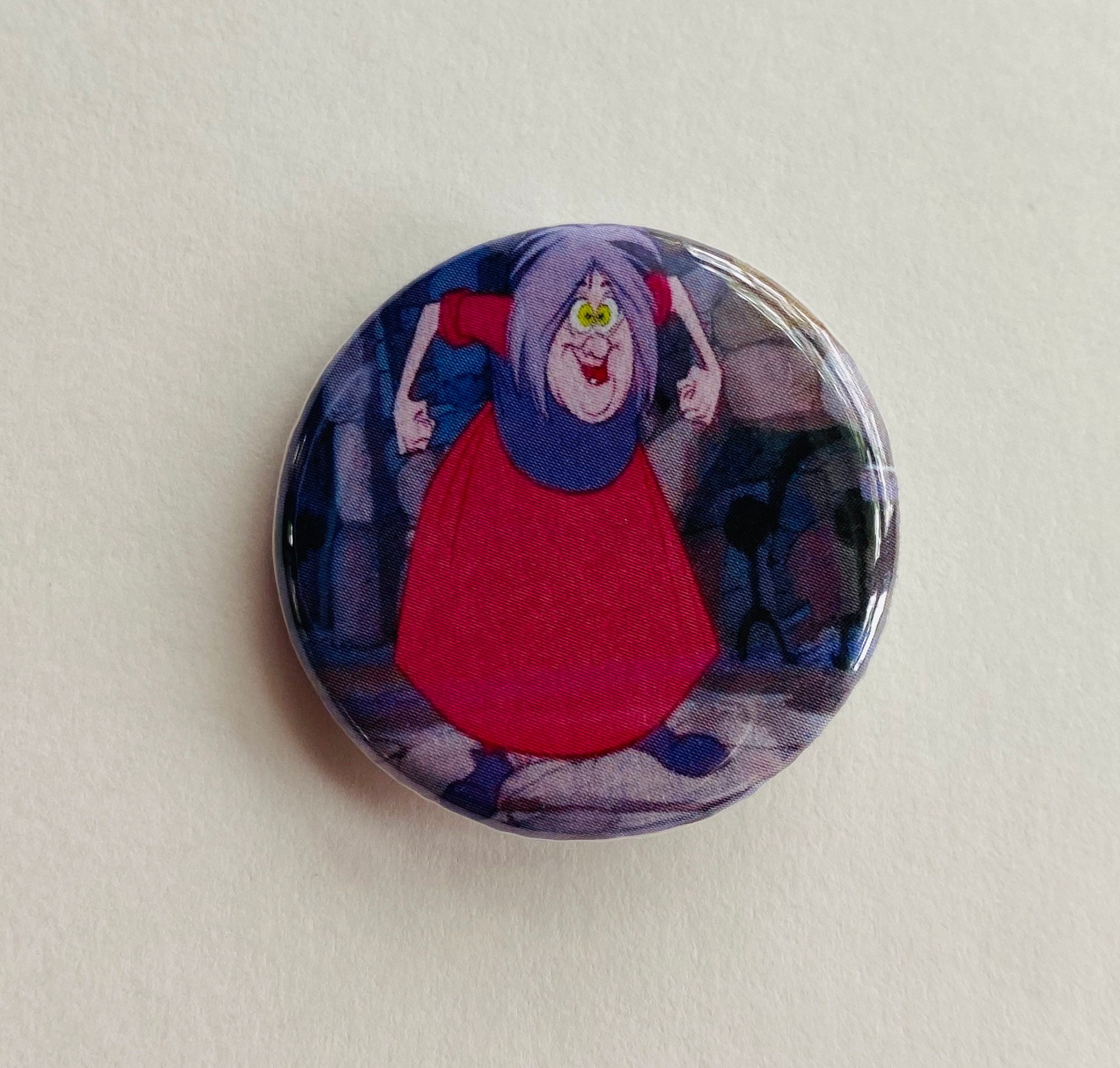 Disney - Sword in the Stone Madam Mim Witch Villian 1.25 Inch Button ...