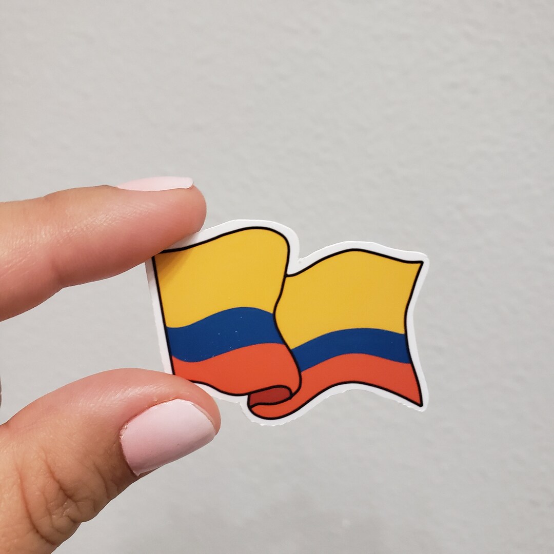 Colombia Stickers, Colombia Map, Sombrero Vueltia'o Sticker, Colombian ...