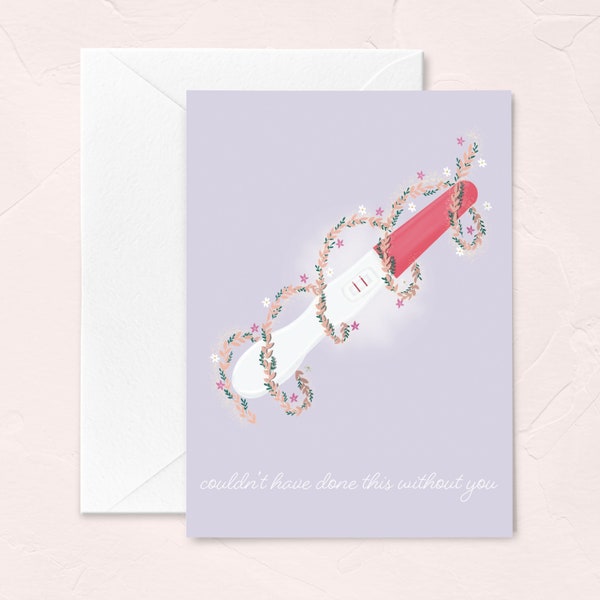 Infertility Thank You Card - Etsy