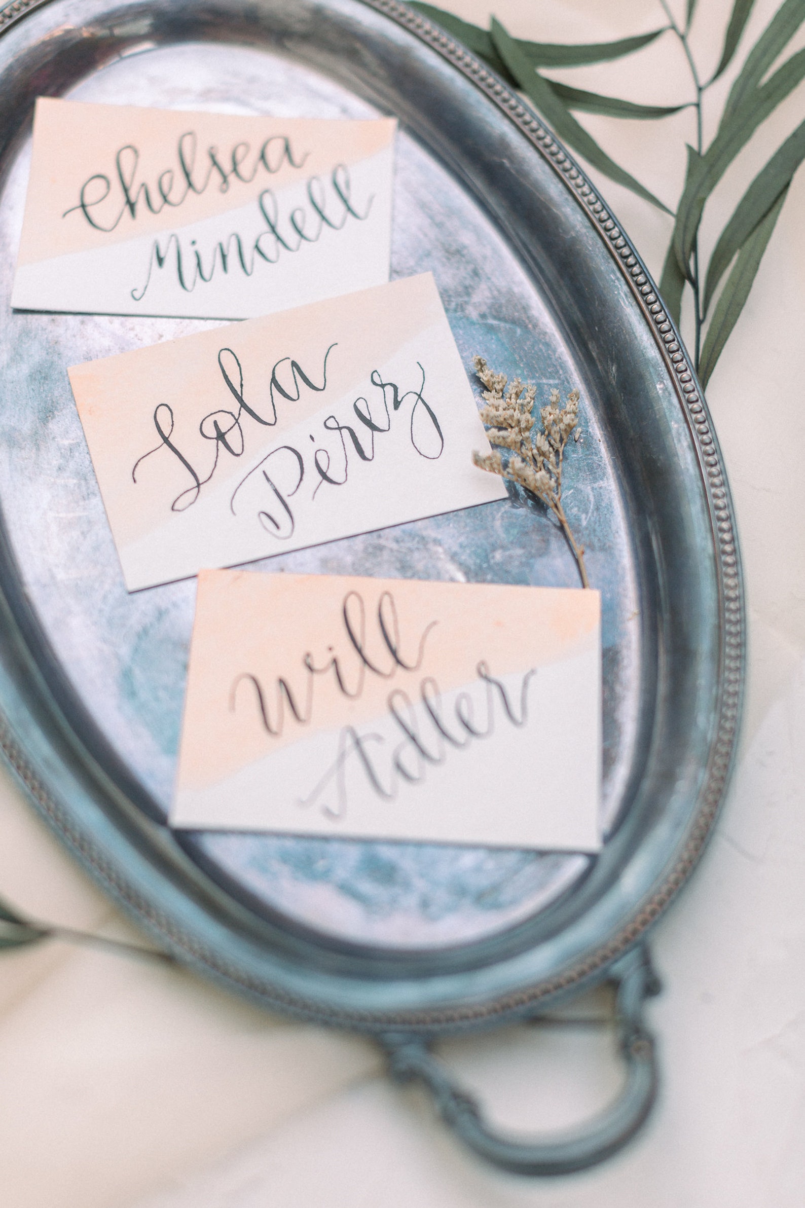 Wedding Place Cards Calligraphy Place Cards Wedding | Etsy