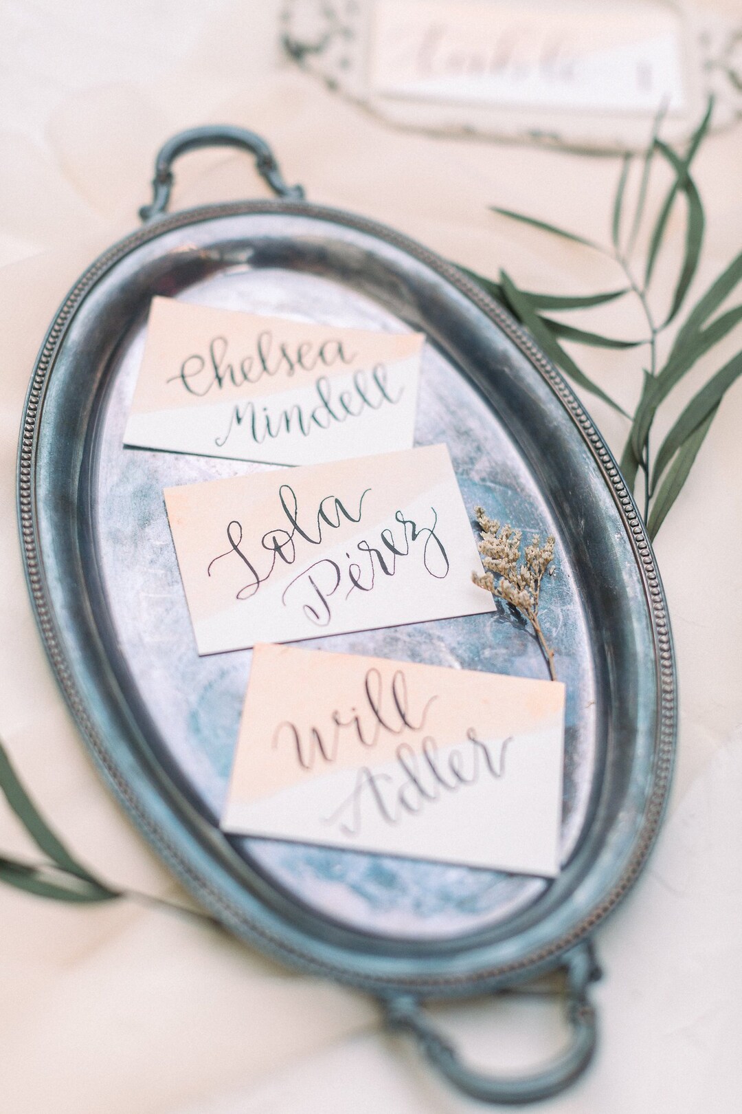 Wedding Place Cards Calligraphy Place Cards Wedding - Etsy