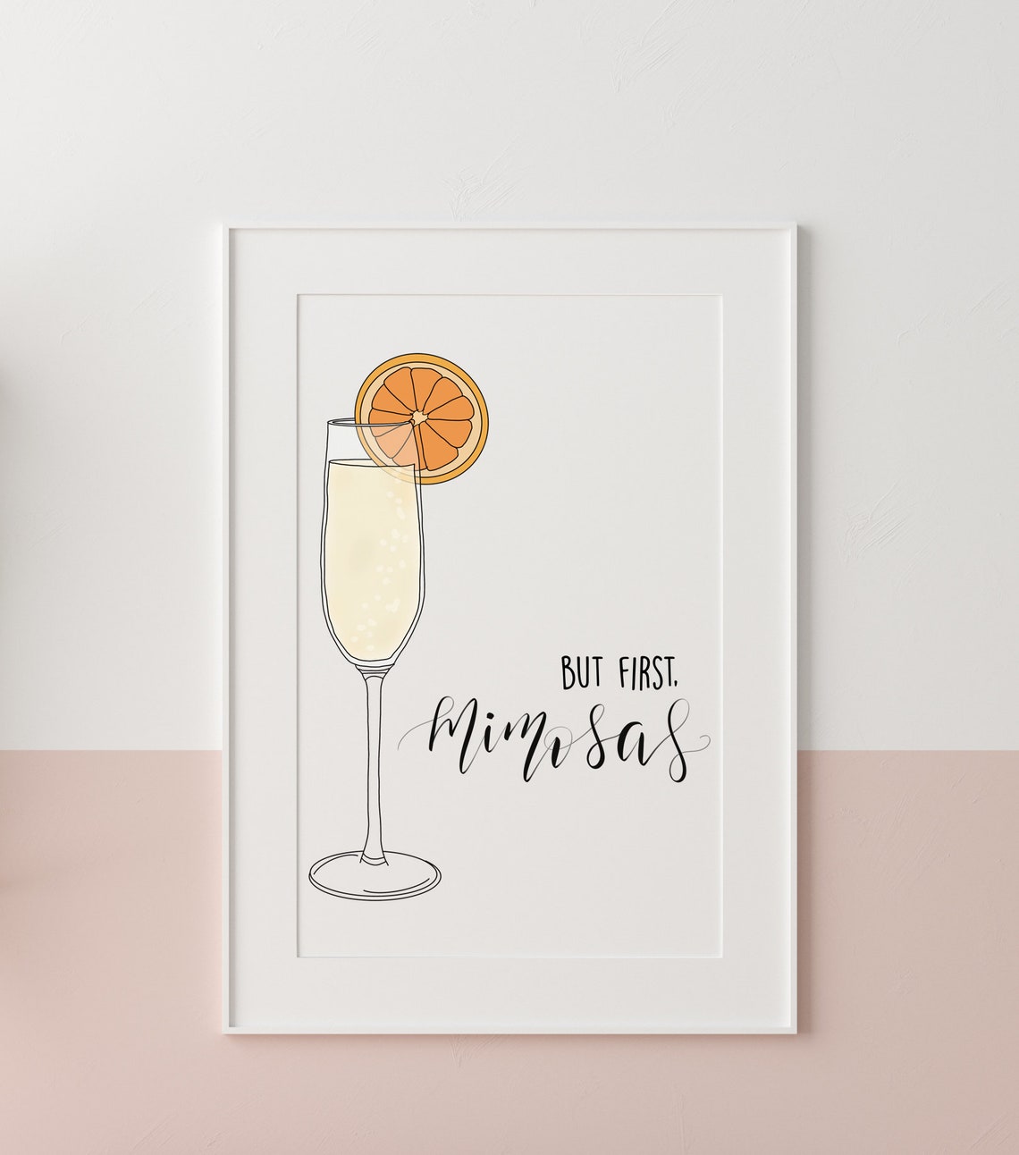 But First Mimosas Mimosa Bar Sign Bridal Brunch Decor Bar - Etsy