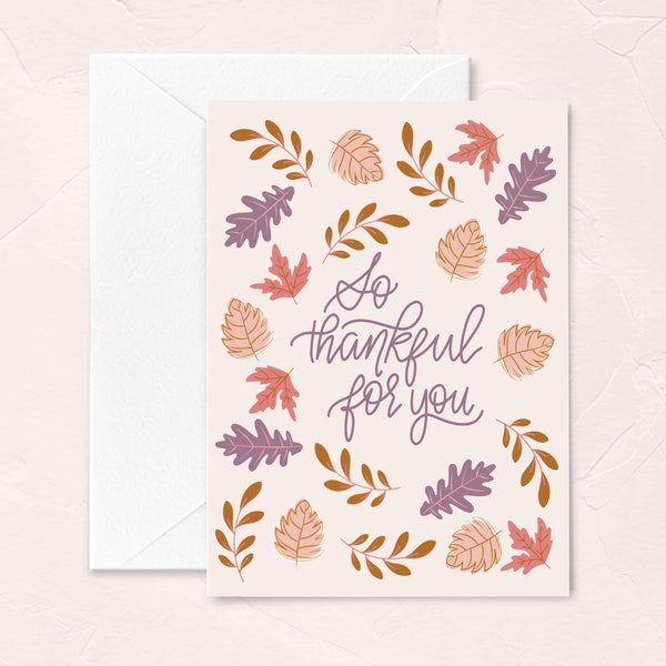 Thankful Card - Etsy