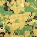 MARPAT WOODLAND 70D Nylon Ripstop Military Spec USMC Logo Camo Multiuse ...