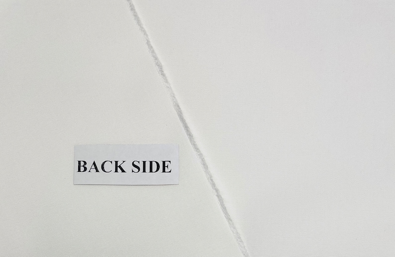 Solid WHITE Canvas 100% Cotton Duck 12 Oz Apparel Jackets Uniform ...