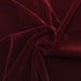 Exclusive PLUSH MOHAIR DARK Scarlet Red Velvet Pillow Cushion ...