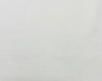 Bright White Interlining Drapery Lining Double Nap Cotton Fabric by ...