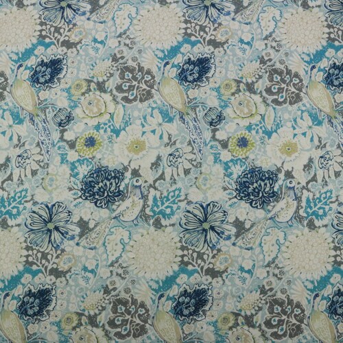 Pastel Blue Damask Upholstery Fabric by the Yard | Etsy
