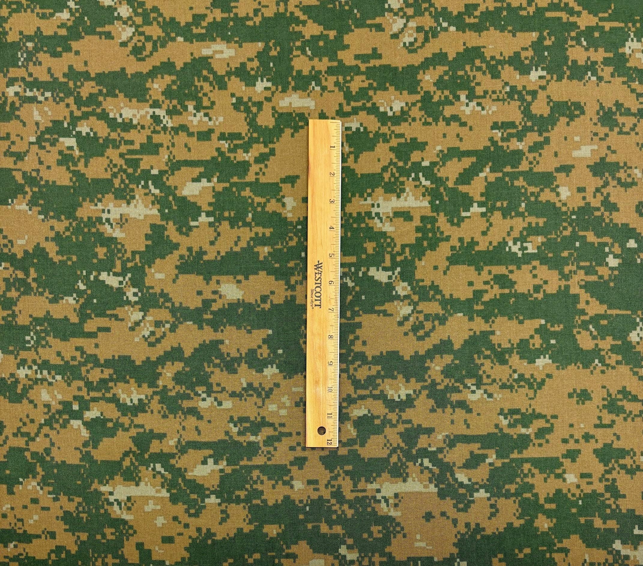 Marine Digital Camo Woodland Marpat No BLACK Camouflage NY/CO Twill W ...