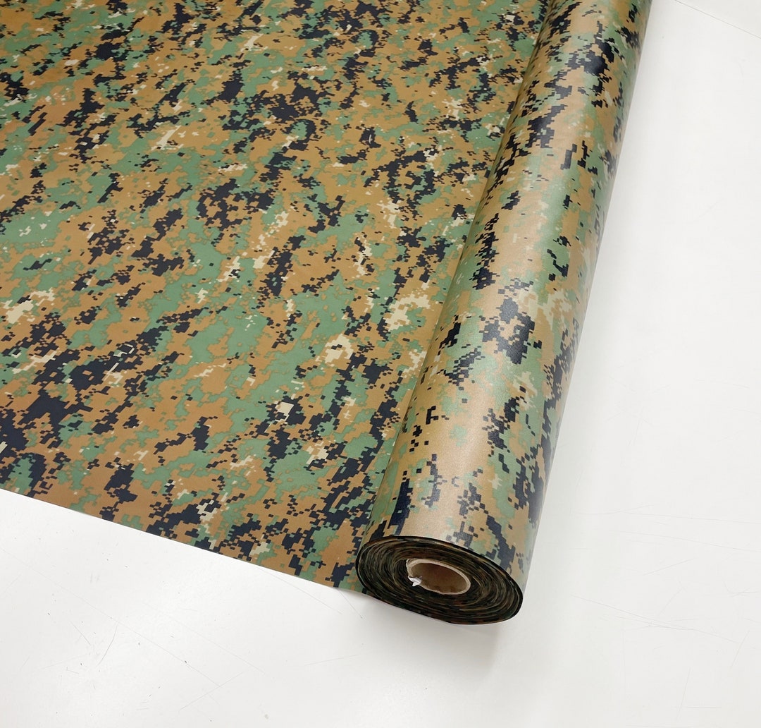 MARPAT WOODLANDS Digital Camo Military Spec Fabric 400D Pack Cloth ...