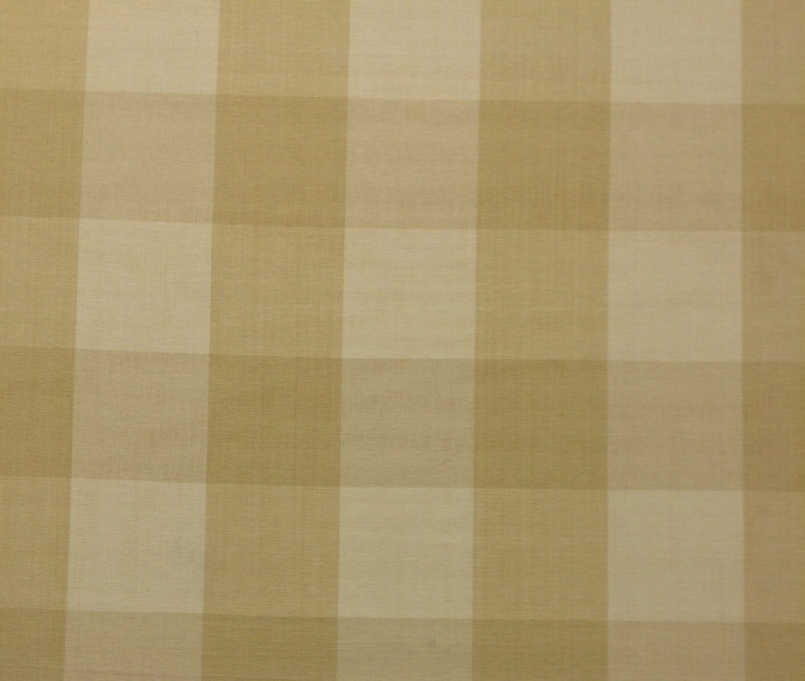 Ballard Designs BUFFALO CHECK WHEAT Cream Woven Square Check - Etsy