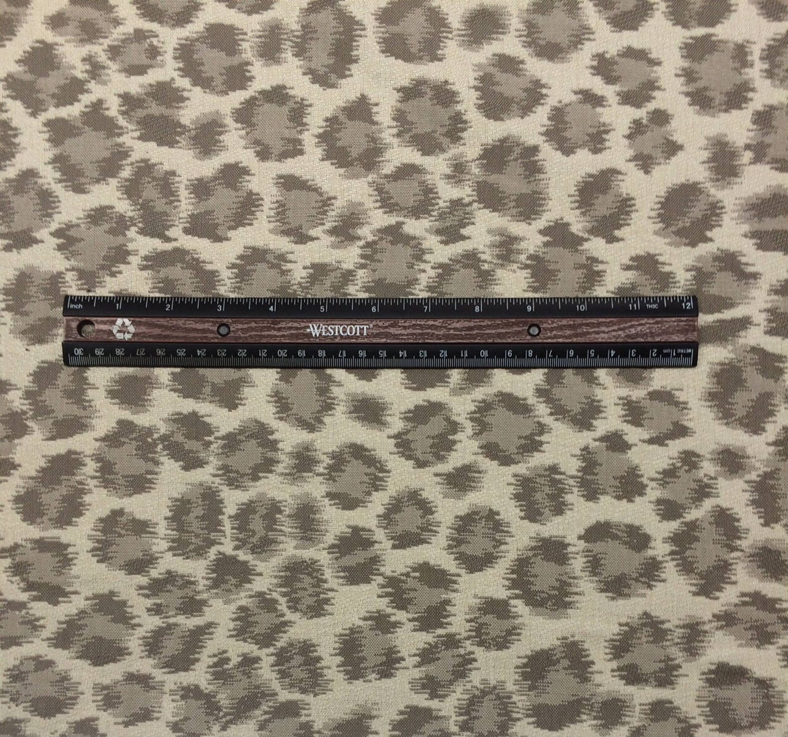 BALLARD DESIGNS Sunbrella ® CHEETAH Taupe Leopard Jacquard Outdoor ...