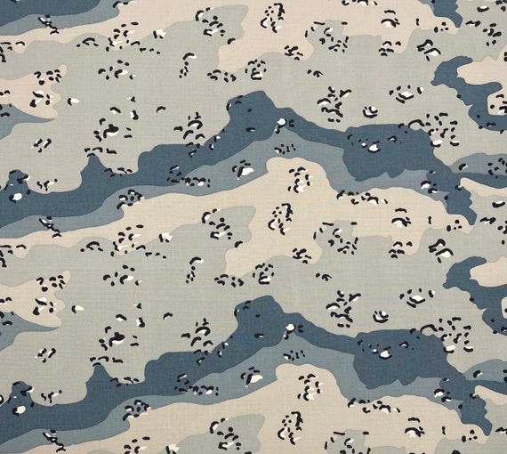 Chocolate Chip Gray Grey Six Color Border NY/CO Ripstop - Etsy