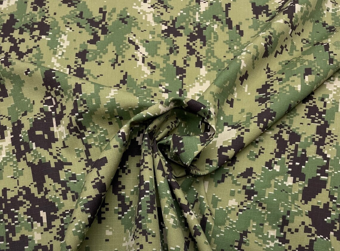 NWU Type III Digital Green AOR2 NAVY Logo Military Spec Camo - Etsy