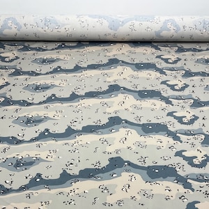 Chocolate Chip Gray Grey Six Color Border NY/CO Ripstop Military Spec ...