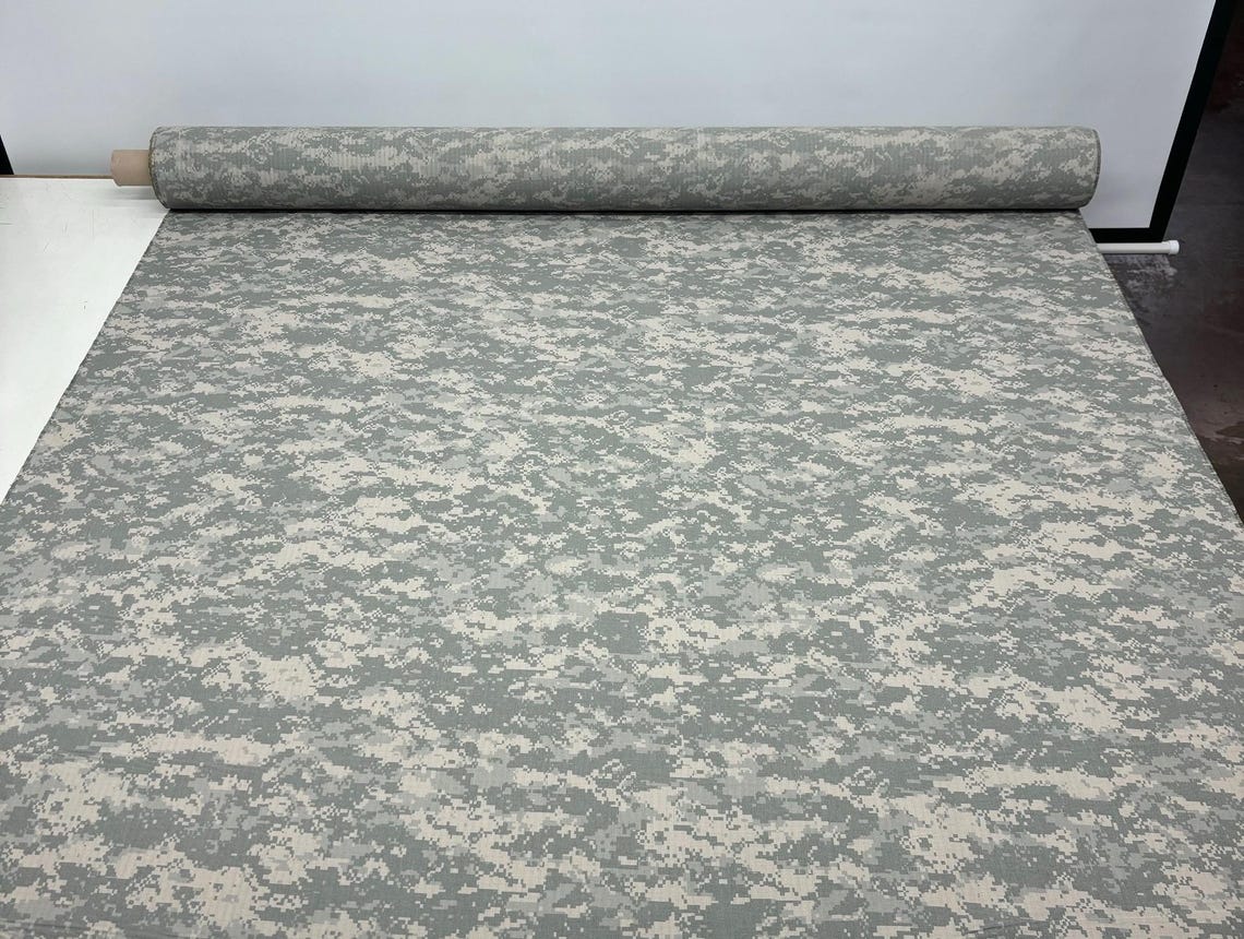 ACU Army Combat Uniform Digital Camo Gray NY/CO Ripstop Military Camo ...