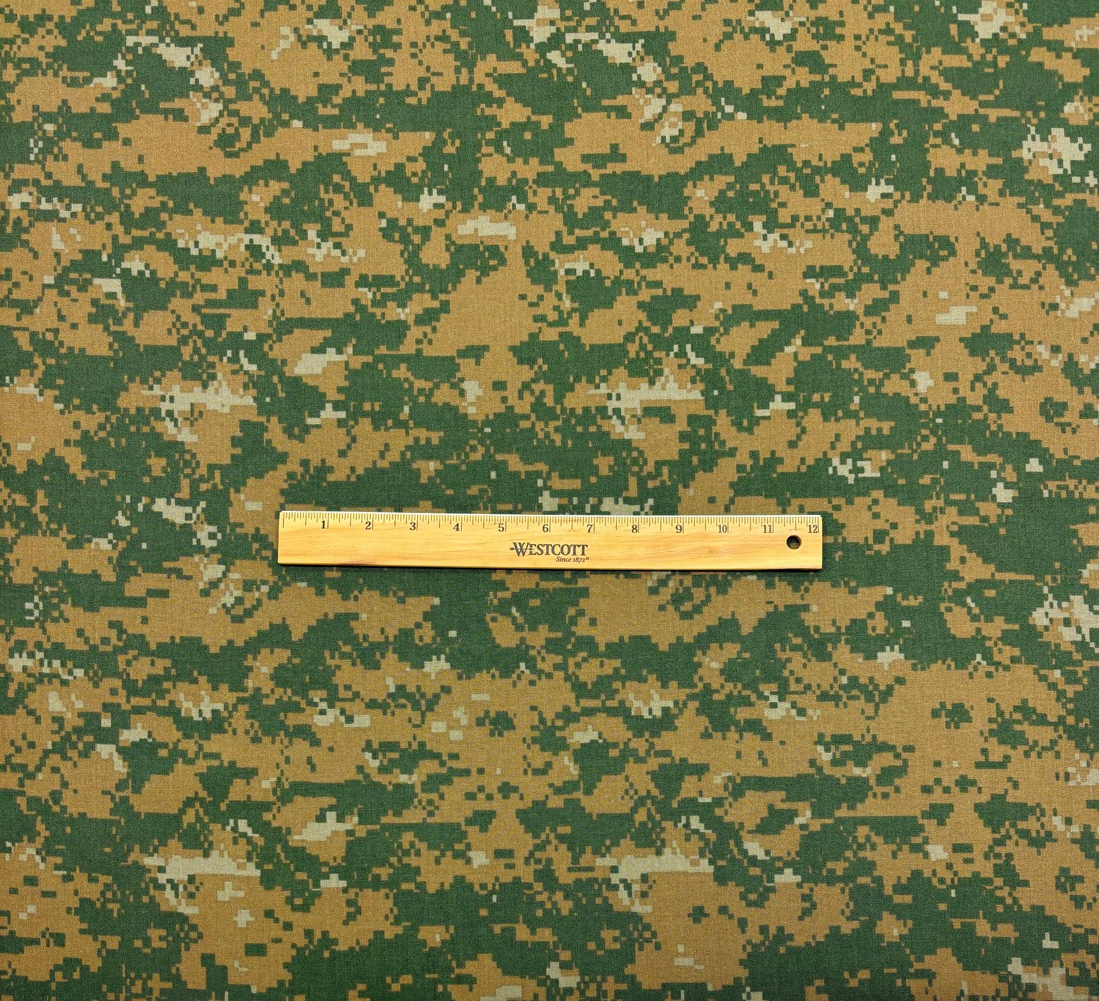 Marine Digital Camo Woodland Marpat No BLACK Camouflage NY/CO Twill W ...