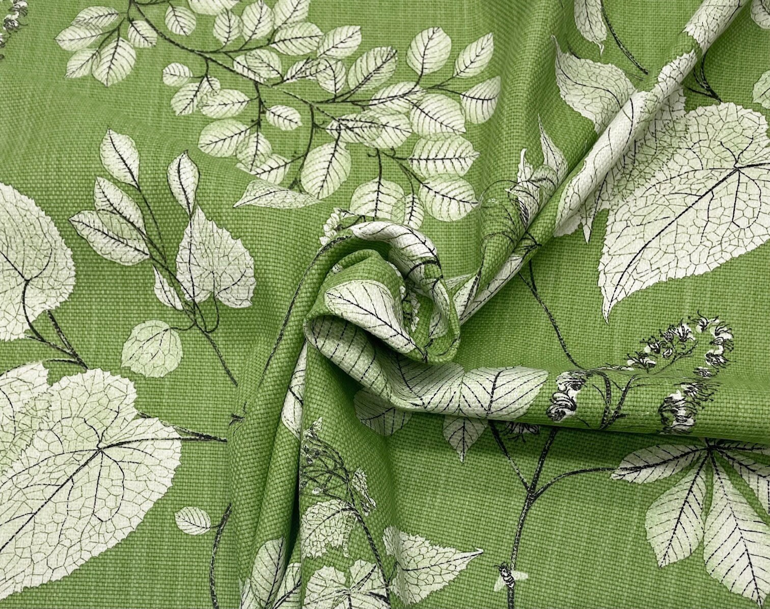 Ballard Designs BECCA GREEN Ivory Gray Butterfly Leaf Vine Craft Pillow ...