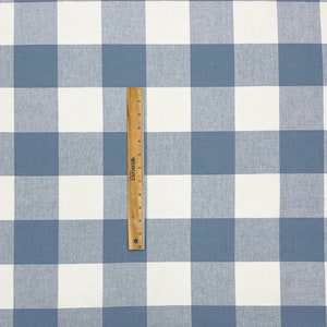 Ballard Designs BUFFALO CHECK CORNFLOWER Blue White Woven Square Pillow ...