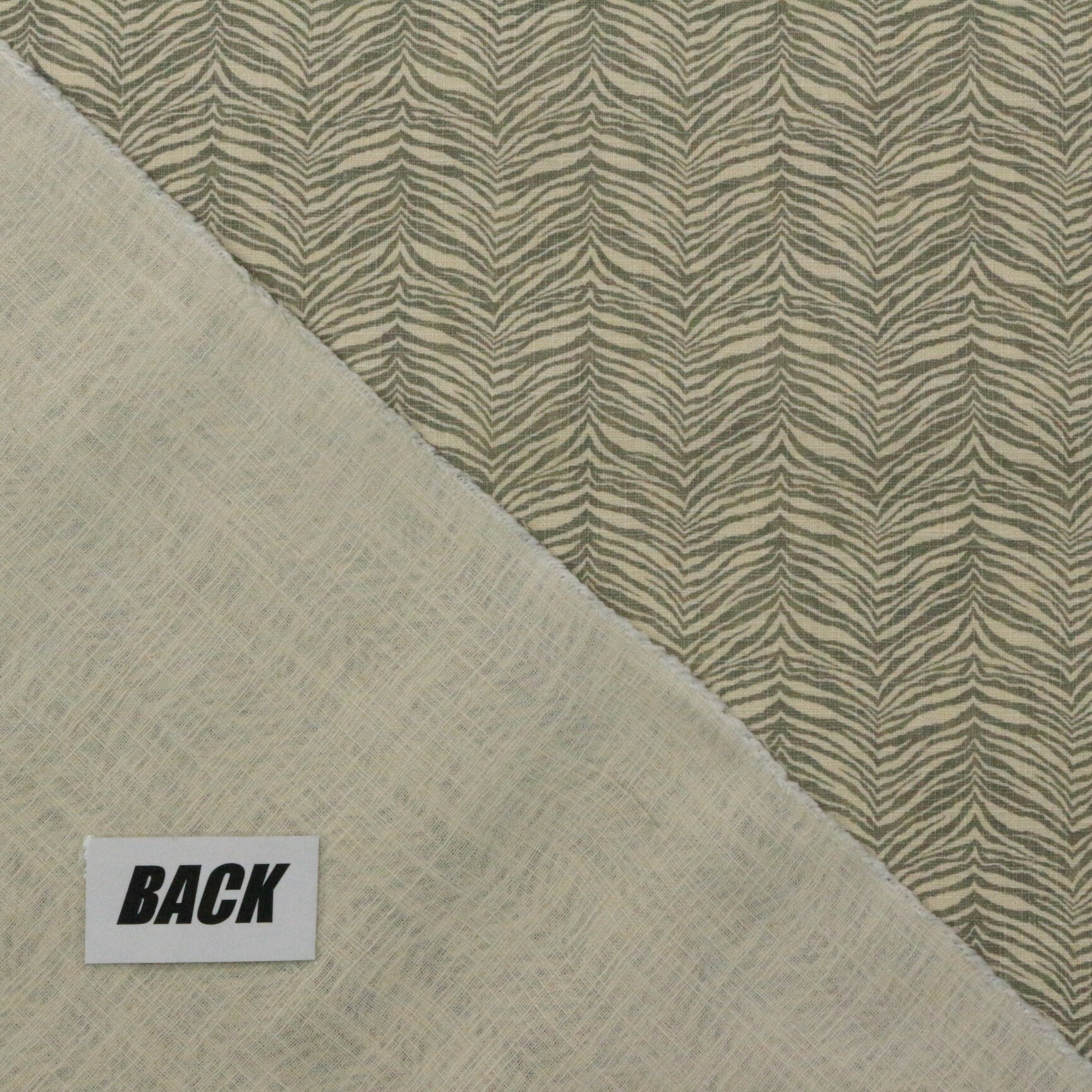 Designer TIGER STRIPE GRAY Natural Zebra Stripe Animal Print Drapery ...
