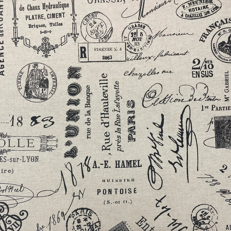 French Themed Fabric - Etsy