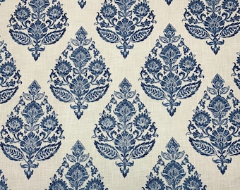 Blue Drapery Fabric | Etsy