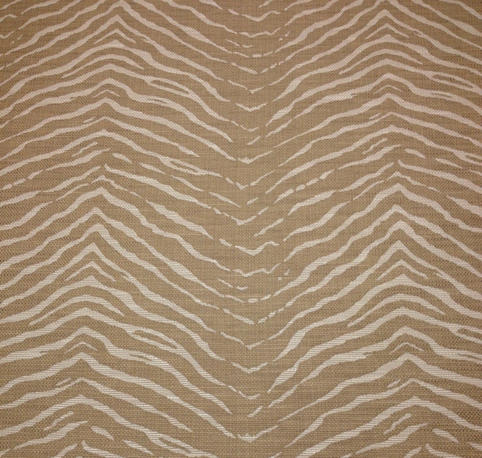 Ballard Designs ZEBRA WOVEN Beige Natural Jacquard Animal - Etsy
