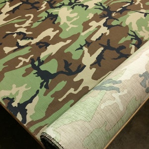 WOODLAND NY/CO Ripstop Rip Stop Military Spec Camouflage Combat Apparel ...
