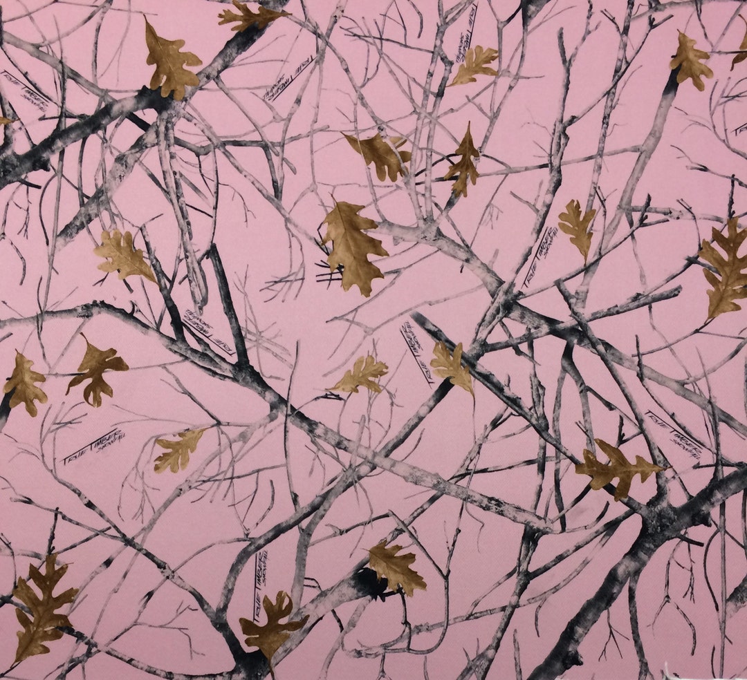 TRUE TIMBER SNOWFALL Pink Headliner HL4014 Camoflauge Leaves Auto Truck ...