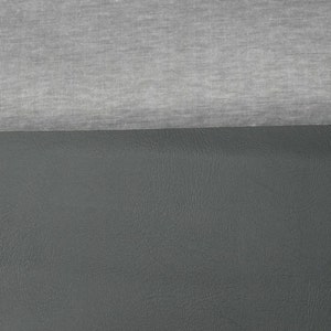 VINYL PLUS Medium GRAY Pleather Faux Leather Auto Rv Marine Outdoor ...