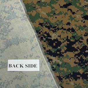 Marine Digital Camo Woodland Marpat Camouflage NY/CO Twill W/ LOGO ...