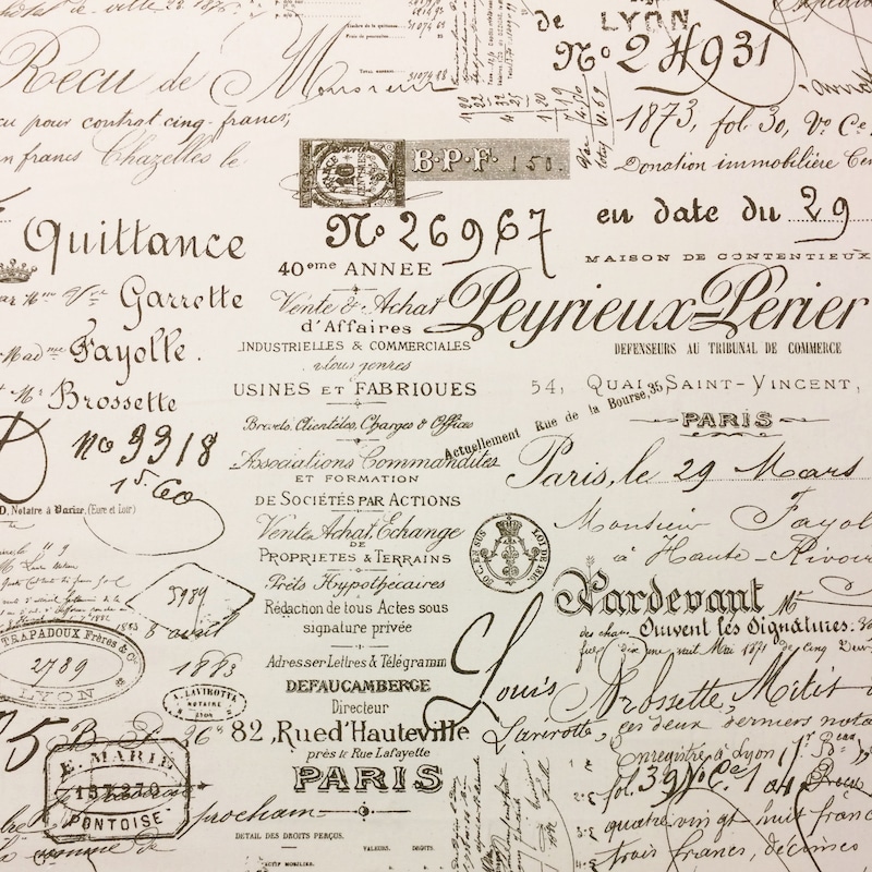 French Script Paper - Etsy