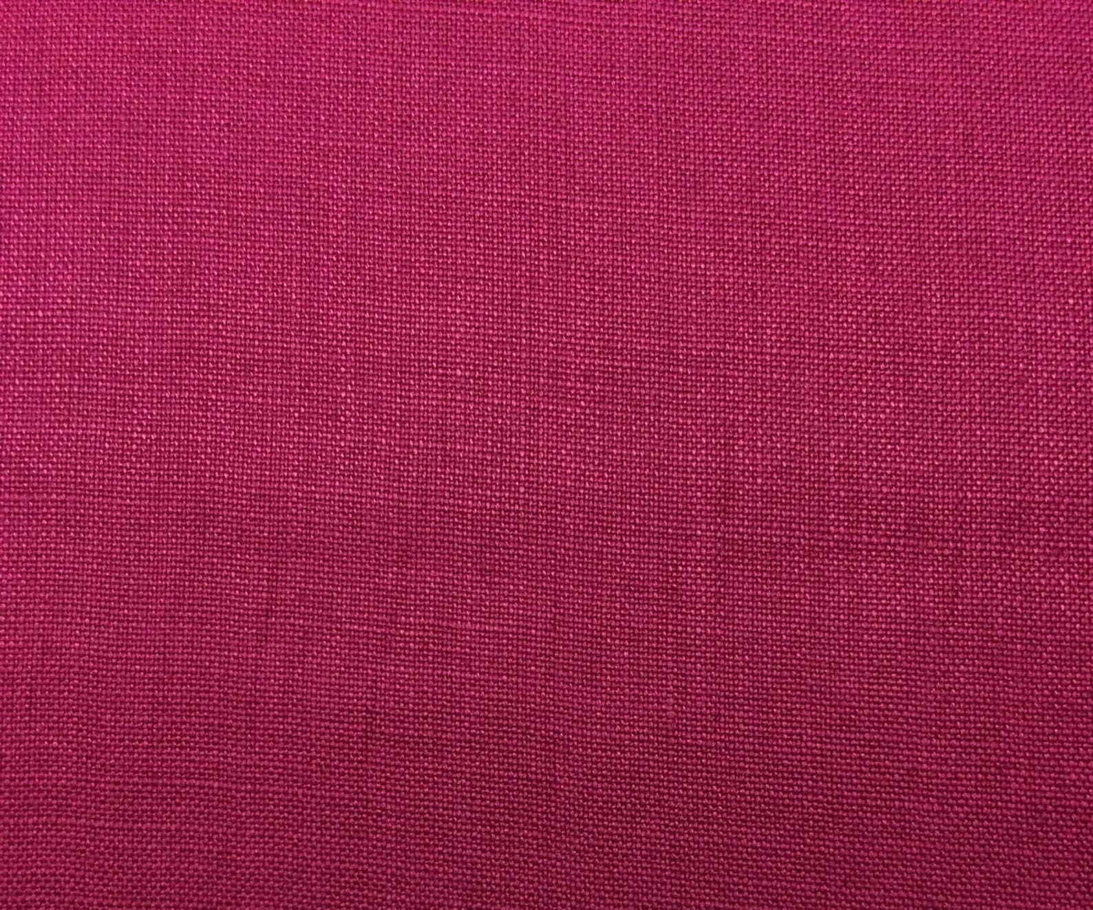 P Kaufmann SLUBBY LINEN AZALEA Magenta Pink 100% Linen Pillow Crafts ...