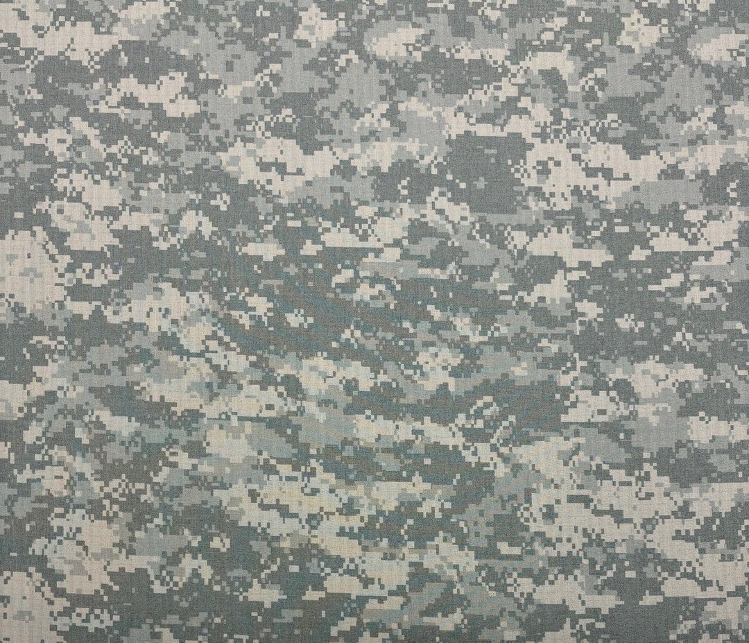 ACU Army Combat Uniform Digital Camo Gray NY/CO Ripstop Military Camo ...