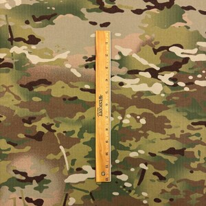 MULTICAM Ocp NY/CO Ripstop Soft 3.5 Oz Army Military Spec Bdu Camo ...