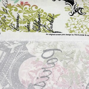 France Paris Script Pink Green Eiffel Tower Arc De Triumph Postage ...