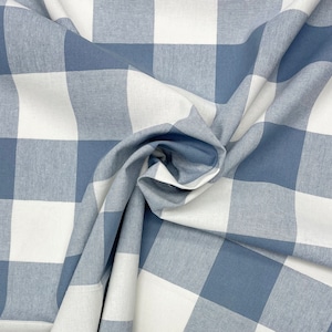 Ballard Designs BUFFALO CHECK CORNFLOWER Blue White Woven Square Pillow ...