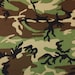 WOODLAND NY/CO Ripstop Rip Stop Military Spec Camouflage Combat Apparel ...