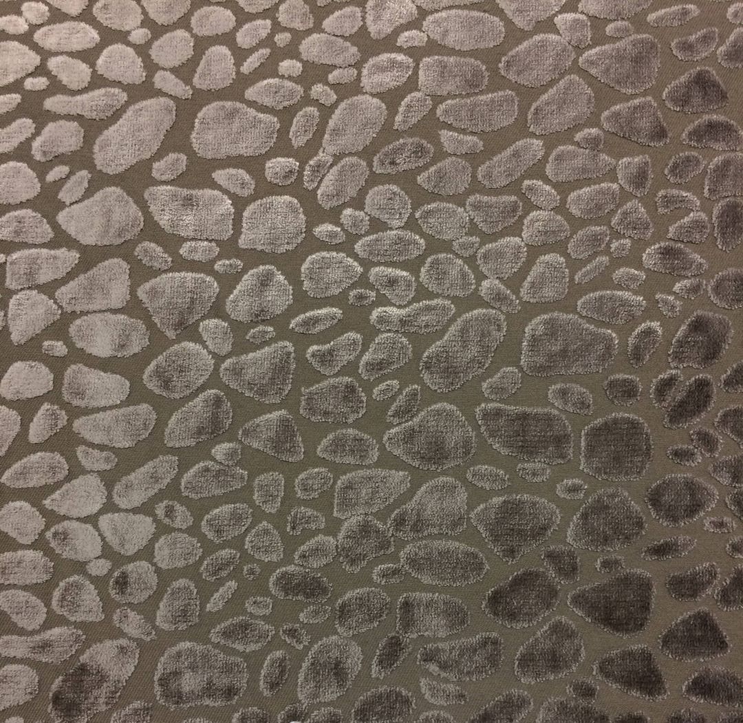 Ballard Designs LEOPARD VELVET TAUPE Gray Cheetah Velvet Pillow Cushion ...