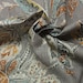 Ballard Designs CANDICE TUMERIC Gray Luxurious Floral 100% Linen ...
