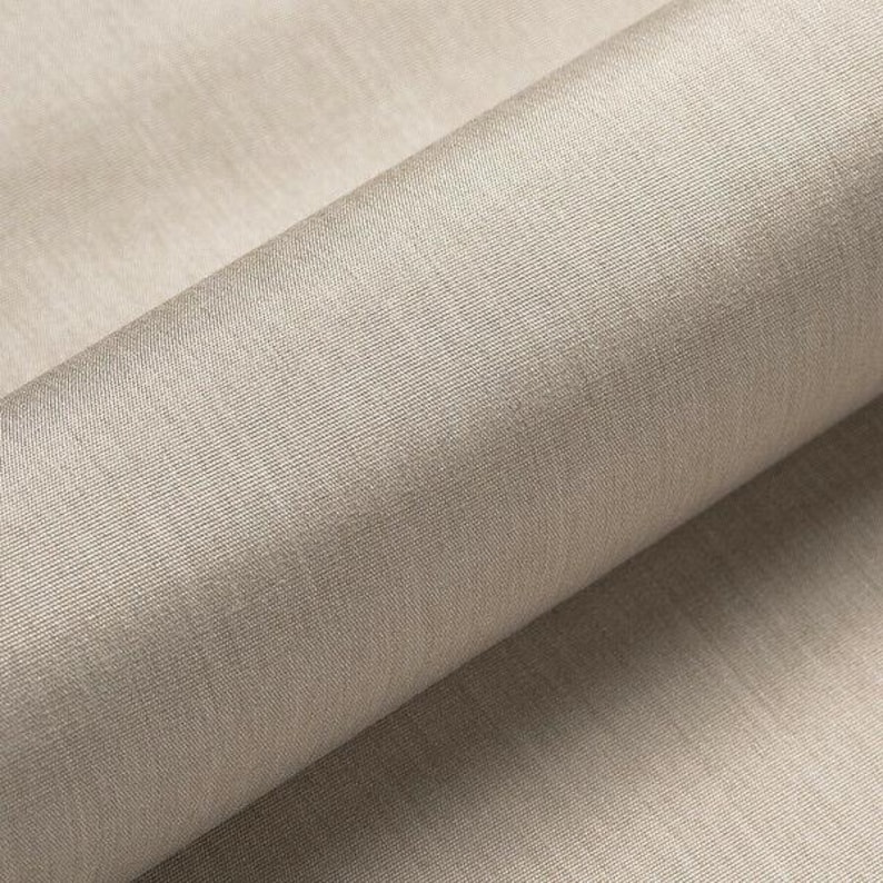 SUNBRELLA® 5492 CANVAS FLAX Beige Solid Outdoor Indoor Furniture ...