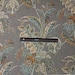 Ballard Designs CANDICE TUMERIC Gray Luxurious Floral 100% Linen ...