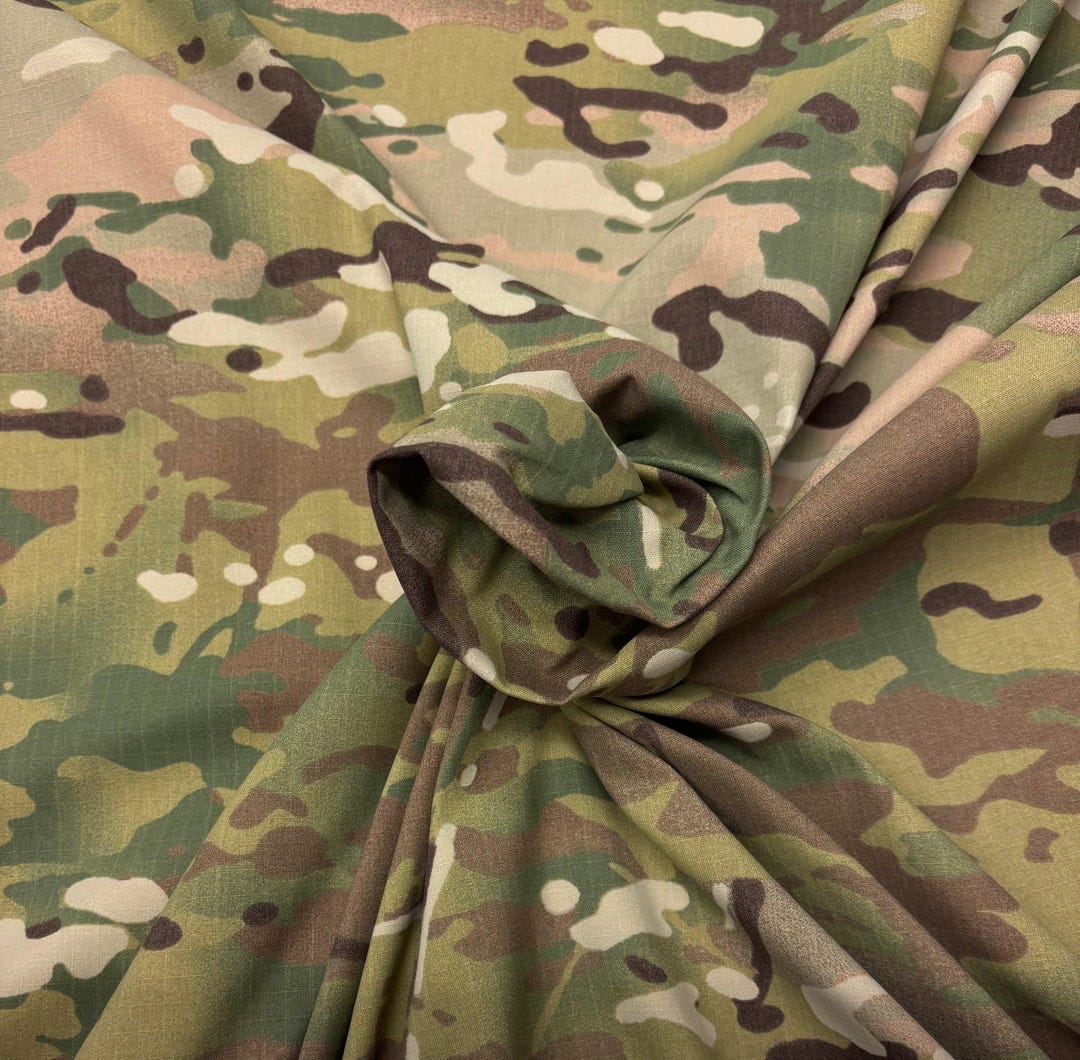 MULTICAM Ocp NY/CO Ripstop Soft 3.5 Oz Army Military Spec Bdu Camo ...