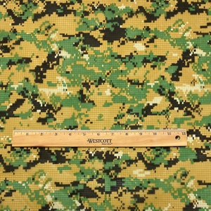 MARPAT WOODLAND 70D Nylon Ripstop Military Spec USMC Logo Camo Multiuse ...